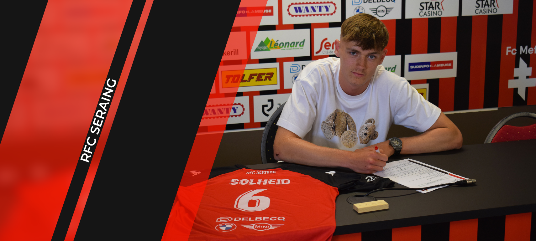 PREMIER CONTRAT POUR NOAH SOLHEID - RFC Seraing